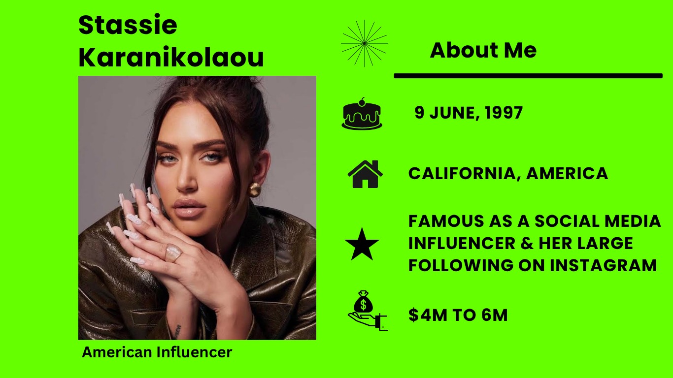 Stassie Karanikolaou Net Worth | Everything you should know