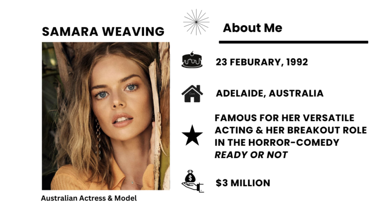 Samara Weaving Net Worth, Wiki, Height, Age, Family, Husband and Career ...